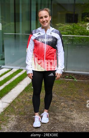 In this photo provided by Olympic Information Services, Hanna Mazur of ...