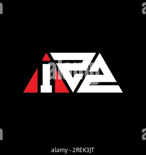 IZZ triangle letter logo design with triangle shape. IZZ triangle logo ...
