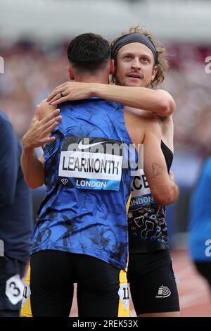 Guy LEARMONTH (Great Britain) after competing in the Men's 800m Final ...