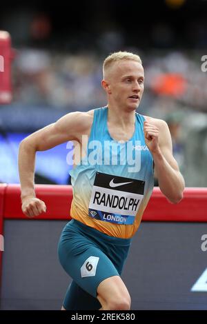 Thomas Randolph of Great Britain competing in the men’s 800m at the ...