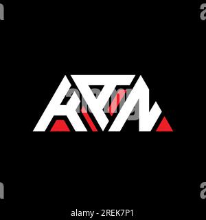 KAN triangle letter logo design with triangle shape. KAN triangle logo ...