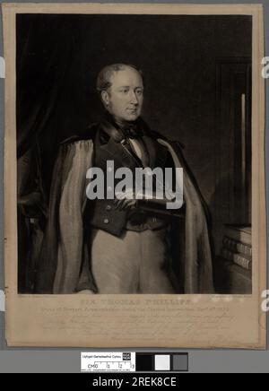 Sir Thomas Phillips 1840 by William Giller Stock Photo - Alamy