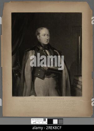 Sir Thomas Phillips 1840 by William Giller Stock Photo - Alamy