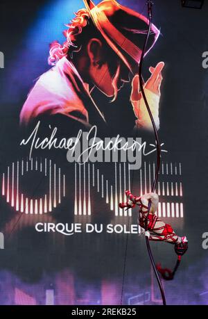 Michael Jackson ONE by Cirque du Soleil show at Mandalay Bay, Las Vegas ...