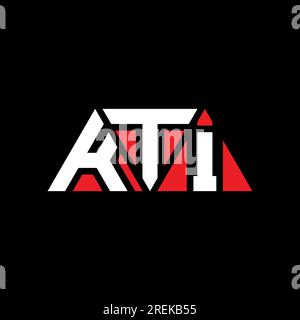 KTI triangle letter logo design with triangle shape. KTI triangle logo ...
