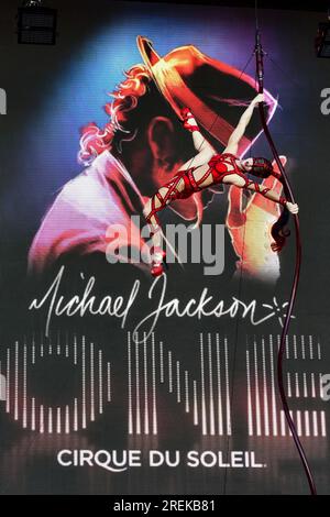 Michael Jackson ONE by Cirque du Soleil show at Mandalay Bay, Las Vegas ...