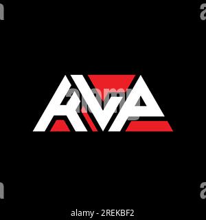 KLP triangle letter logo design with triangle shape. KLP triangle logo ...