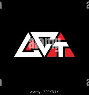 LCT triangle letter logo design with triangle shape. LCT triangle logo ...