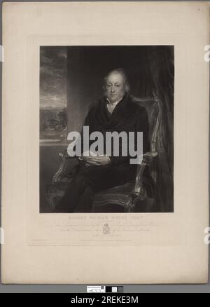 Robert William Wynne Esqre. of Garthewin 1837 by Henry Cousins Stock ...