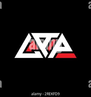 LAP triangle letter logo design with triangle shape. LAP triangle logo ...