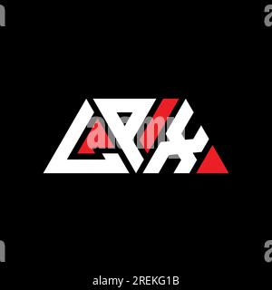 LPX triangle letter logo design with triangle shape. LPX triangle logo ...