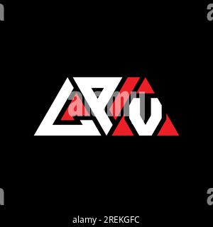 LPV triangle letter logo design with triangle shape. LPV triangle logo ...