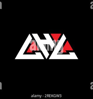 LHL triangle letter logo design with triangle shape. LHL triangle logo ...
