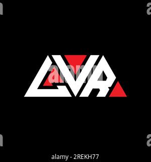 LVR triangle letter logo design with triangle shape. LVR triangle logo ...