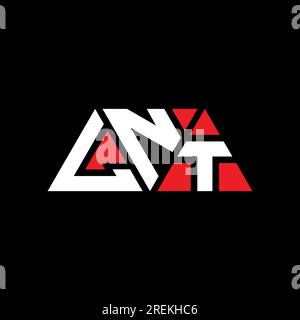 LNT triangle letter logo design with triangle shape. LNT triangle logo ...