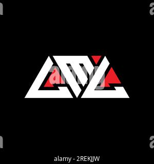 LML triangle letter logo design with triangle shape. LML triangle logo ...