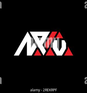NPV triangle letter logo design with triangle shape. NPV triangle logo ...