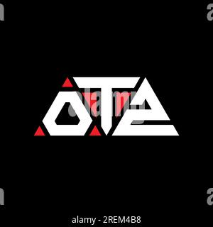 OTZ triangle letter logo design with triangle shape. OTZ triangle logo ...