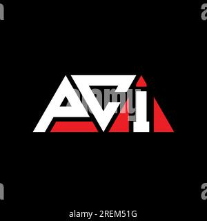 PCI triangle letter logo design with triangle shape. PCI triangle logo ...