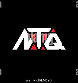 NTQ triangle letter logo design with triangle shape. NTQ triangle logo ...
