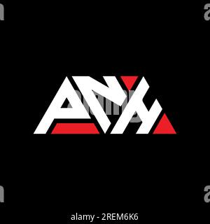 PNH triangle letter logo design with triangle shape. PNH triangle logo ...