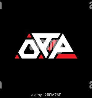 OAP triangle letter logo design with triangle shape. OAP triangle logo ...