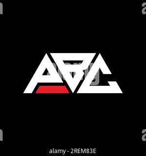 PBC triangle letter logo design with triangle shape. PBC triangle logo ...