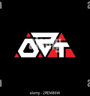 OZT triangle letter logo design with triangle shape. OZT triangle logo ...