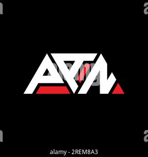 PAN triangle letter logo design with triangle shape. PAN triangle logo ...