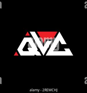 QLC triangle letter logo design with triangle shape. QLC triangle logo ...