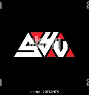 SYV triangle letter logo design with triangle shape. SYV triangle logo ...