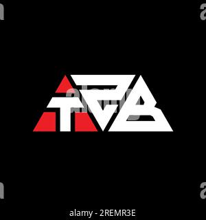 TZB triangle letter logo design with triangle shape. TZB triangle logo ...