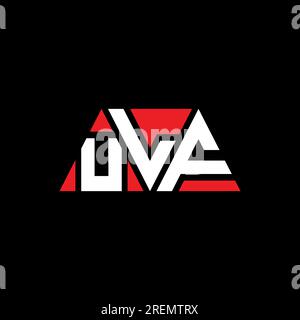 ULF triangle letter logo design with triangle shape. ULF triangle logo ...