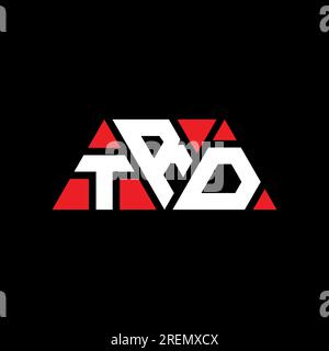 TRD triangle letter logo design with triangle shape. TRD triangle logo ...