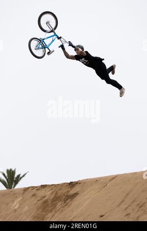 VENTURA, CA - JULY 21: Jaie Toohey competes during BMX Dirt at X Games ...