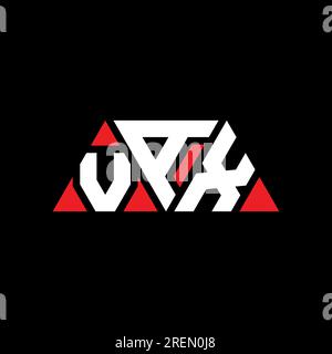 VAX triangle letter logo design with triangle shape. VAX triangle logo ...