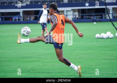 Rodrygo of Real Madrid during a training session at the King Abdullah ...