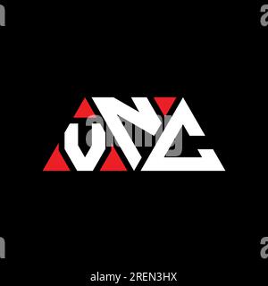 VNC triangle letter logo design with triangle shape. VNC triangle logo ...