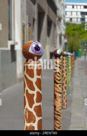 Paris, Poller // Paris, Bollard Stock Photo - Alamy