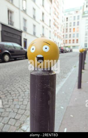 Paris, Poller // Paris, Bollard Stock Photo - Alamy