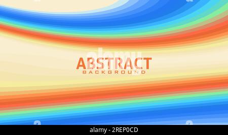 Abstract horizontal striped pattern. Orange and black print. Background ...