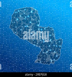 global network cable connections and information transfer system world ...