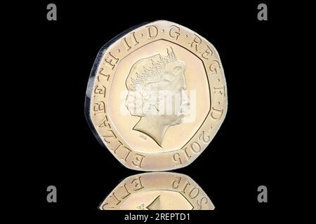 2015 20 pence coin which is the 5th lowest denomination of the United ...