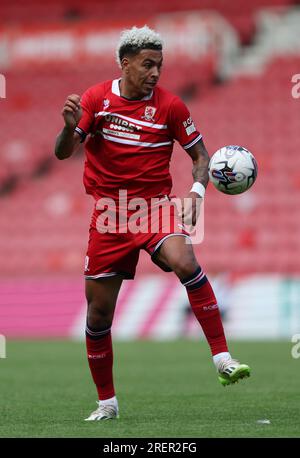 Morgan Rogers of Middlesbrough in action during the Pre-season friendly ...