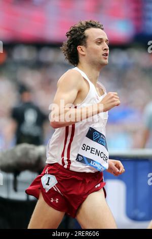 Adam SPENCER of Australia in the mens 1500 metres in the Wanda Diamond ...