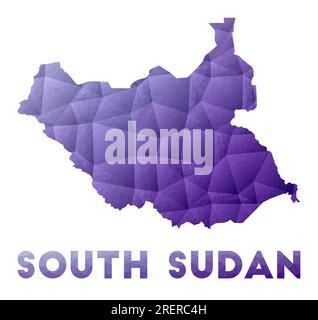 South Sudan political map of administrative divisions - states ...