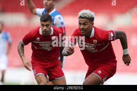 Morgan Rogers of Middlesbrough in action during the Pre-season friendly ...