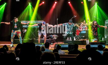 Mokoomba on stage at The Apex Stock Photo - Alamy