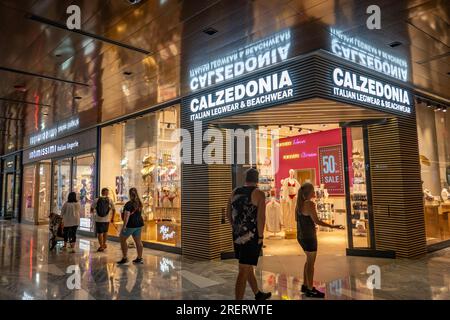 The Shops at Hudson Yards complex are part of a luxury indoor mall, New York City, USA 2023 ...