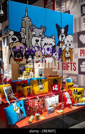 The Shops at Hudson Yards complex are part of a luxury indoor mall, New York City, USA 2023 ...